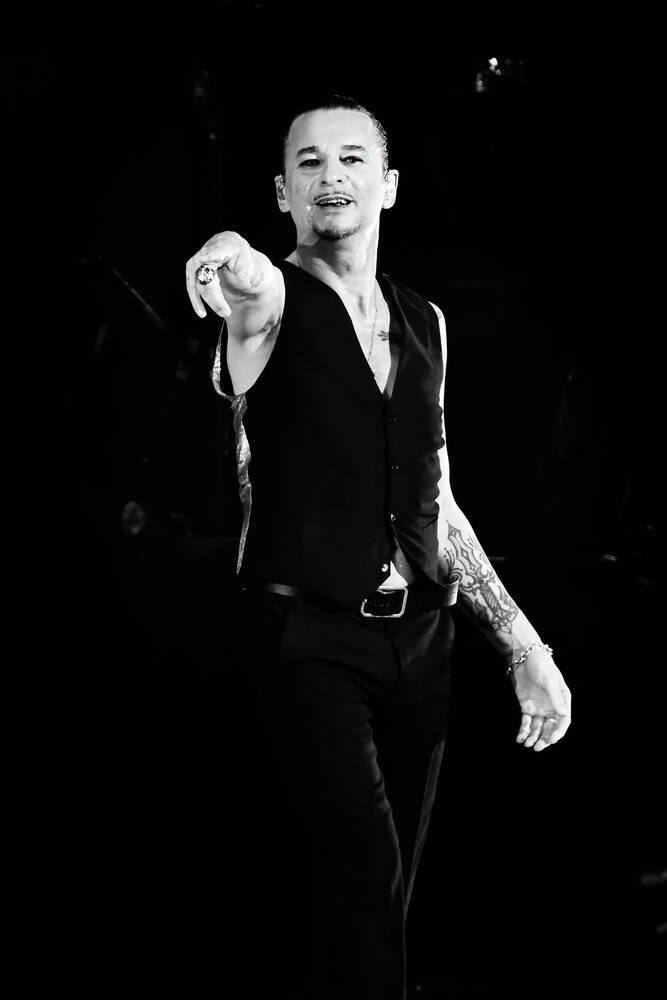 Depeche mode Dave Gahan concert 2018 - Photographic print for sale