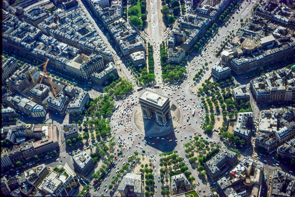 Place Charles de Gaule 1976 - Photographic print for sale