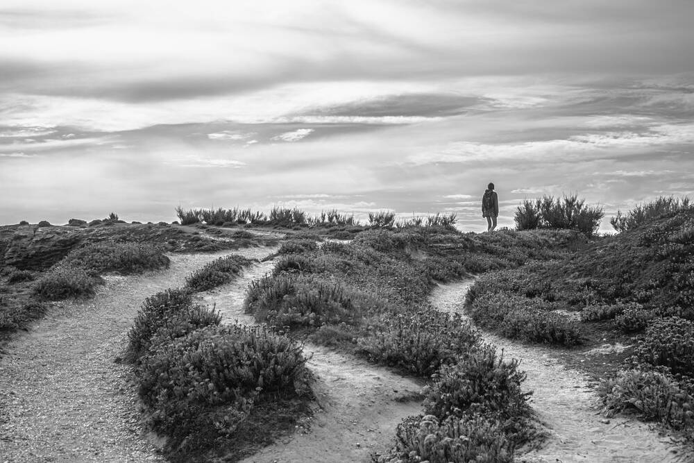THE THREE ROADS - Photographic print for sale