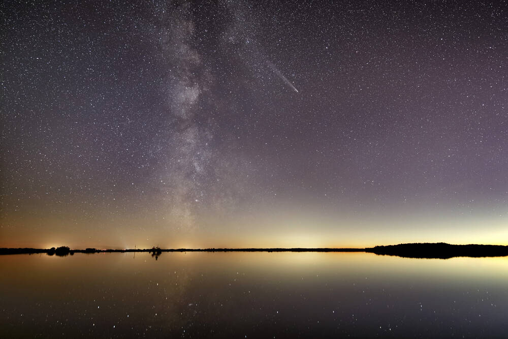 The Lake and the Comet - Photographic print for sale
