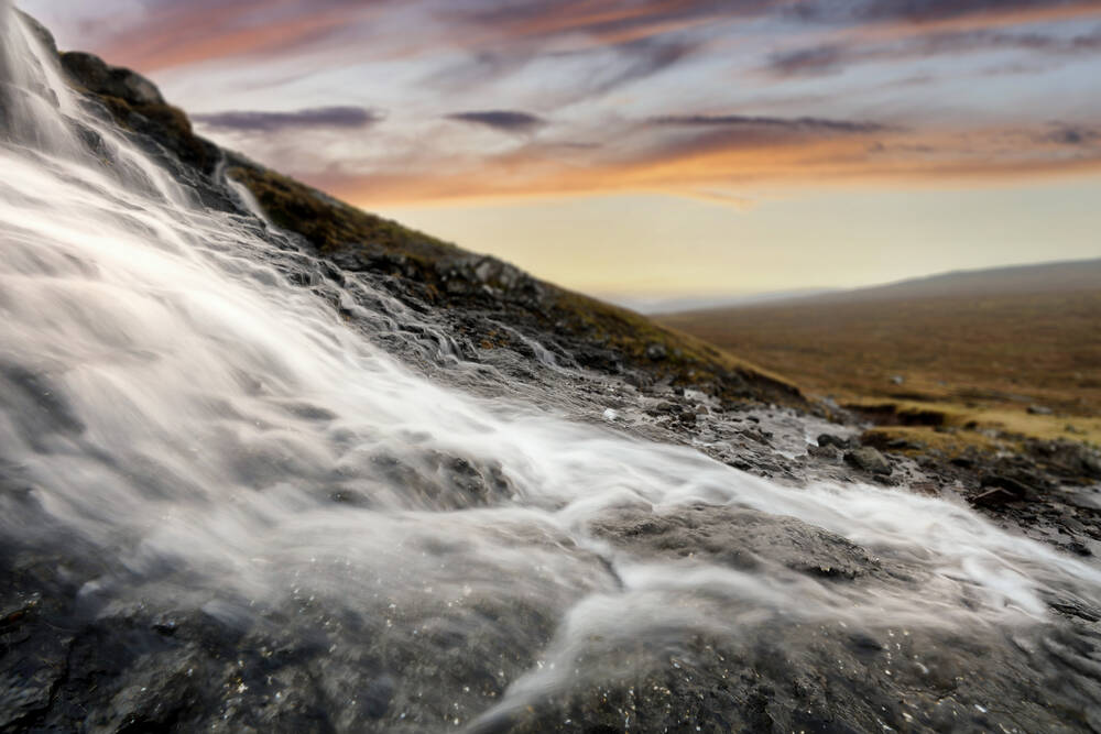 The Strange Waterfall - Photographic print for sale