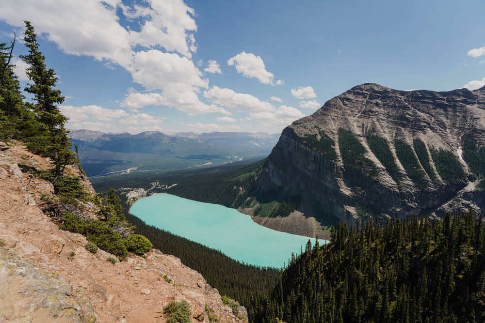 Lac Louise vu du haut - Photo et Tableau - Editions Limitées - Achat ...