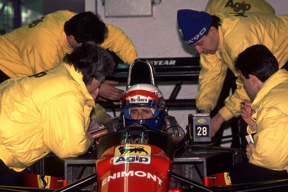 Alain Prost at Le Castellet - Photographic print for sale