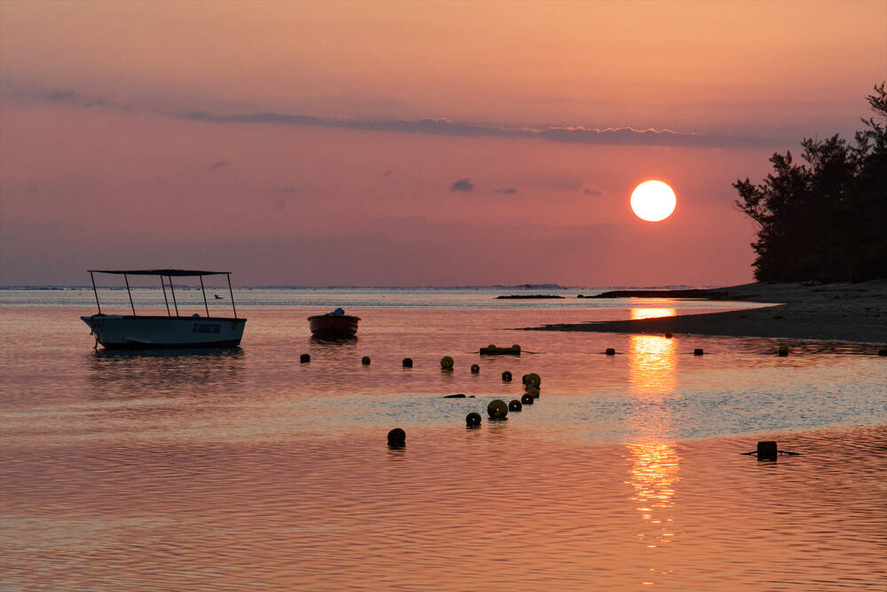 Sonnenuntergang auf La Réunion Bild - Kaufen / Verkaufen