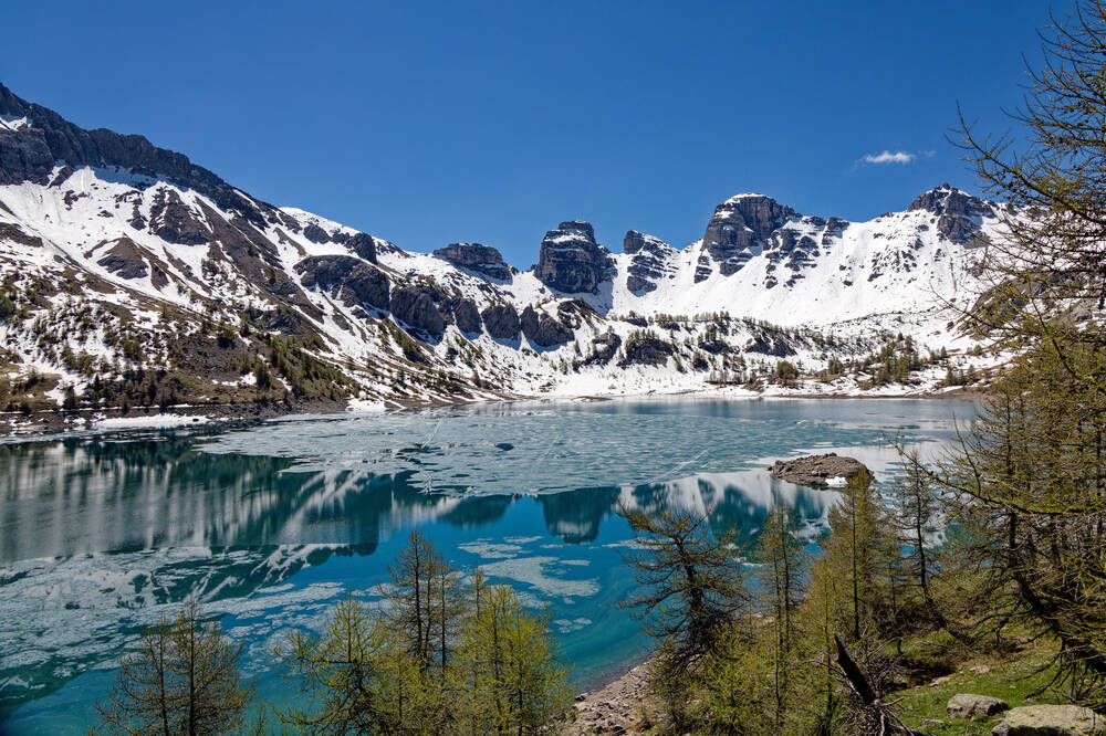 Cuadro y póster Lago de Allos 01 - Compra y venta
