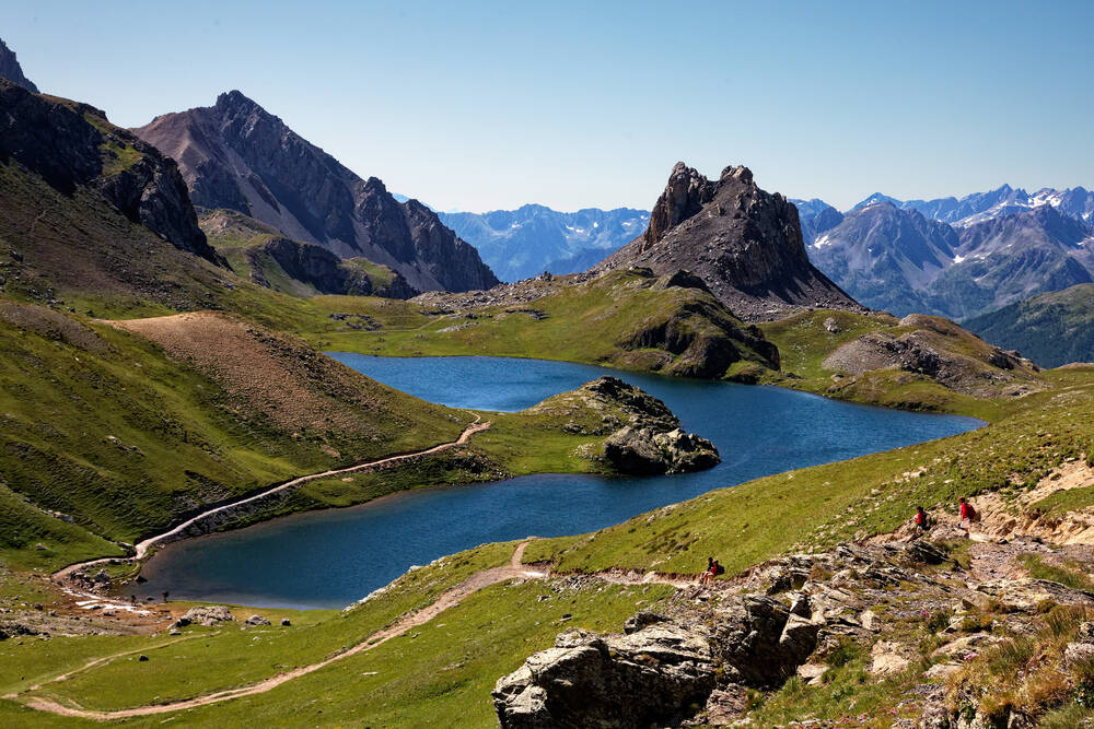 Lake Roburent in the Ubaye valley - Photographic print for sale