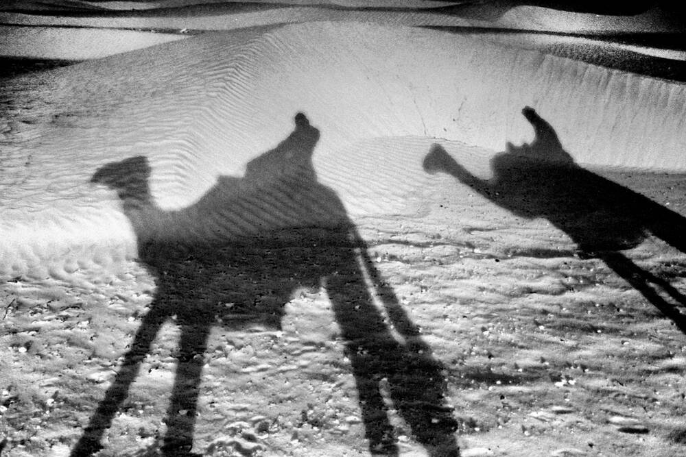 Desert shadows - Photographic print for sale