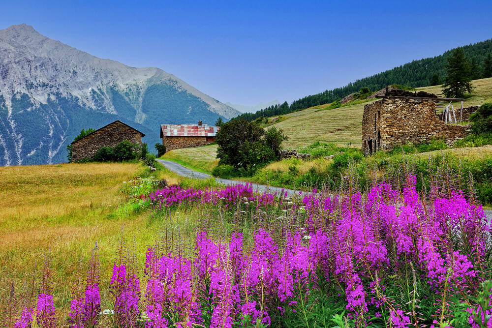 Ubaye Valley landscape - Photographic print for sale