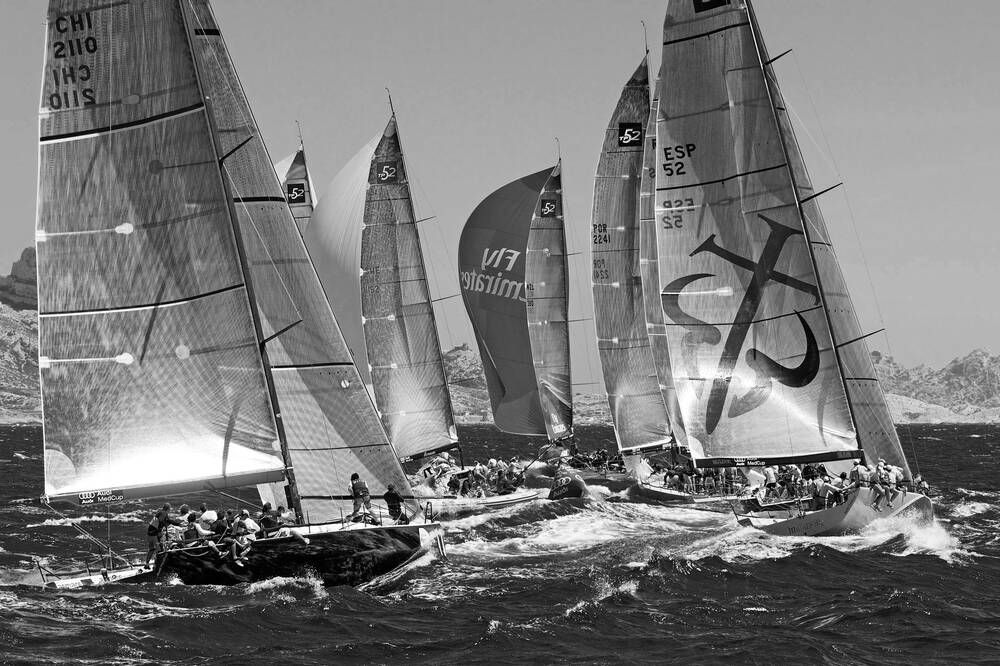 Régate de voilier en rade de La Ciotat 04 - Photo et Tableau - Editions ...