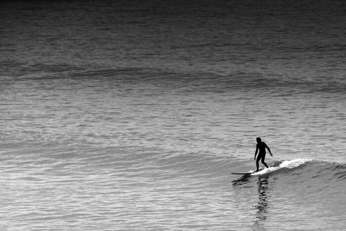 Photo noir et blanc de Surf - Tableau noir et blanc de Surf - Editions ...