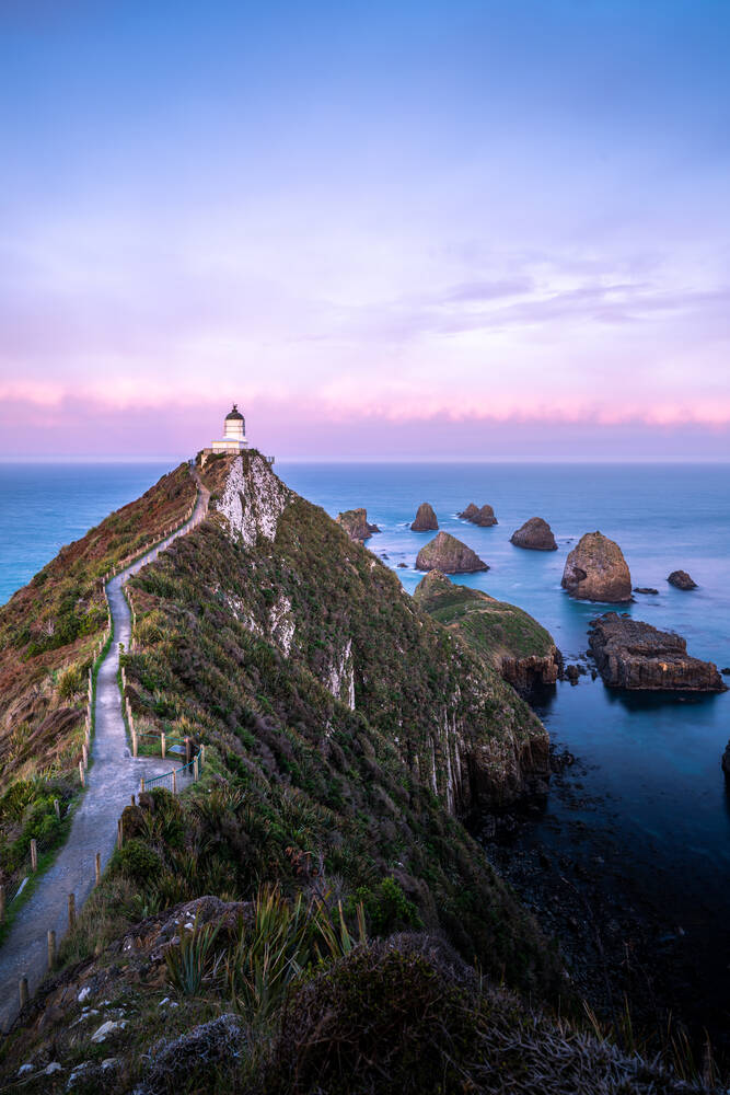 Nugget Point Lighthouse - Photographic print for sale