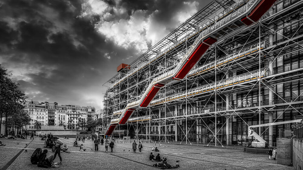 Beaubourg - 7294 - Photo et Tableau - Editions Limitées - Achat / Vente