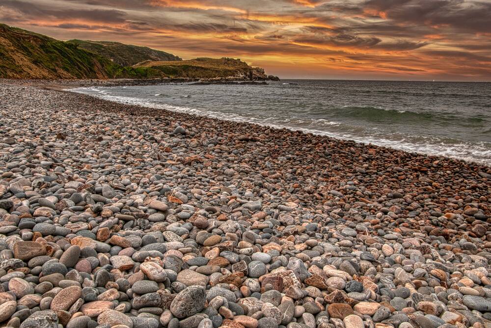 Pebble beach - Photographic print for sale