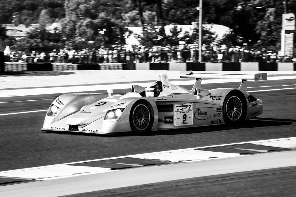 Audi R8 LMP 2000 at Le Mans Classic - Photographic print for sale