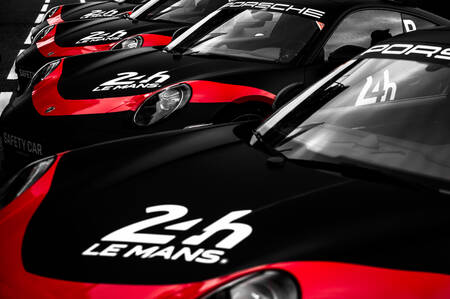 Porsche 911 safety car 24 H du Mans 2022 - Photographic print for sale