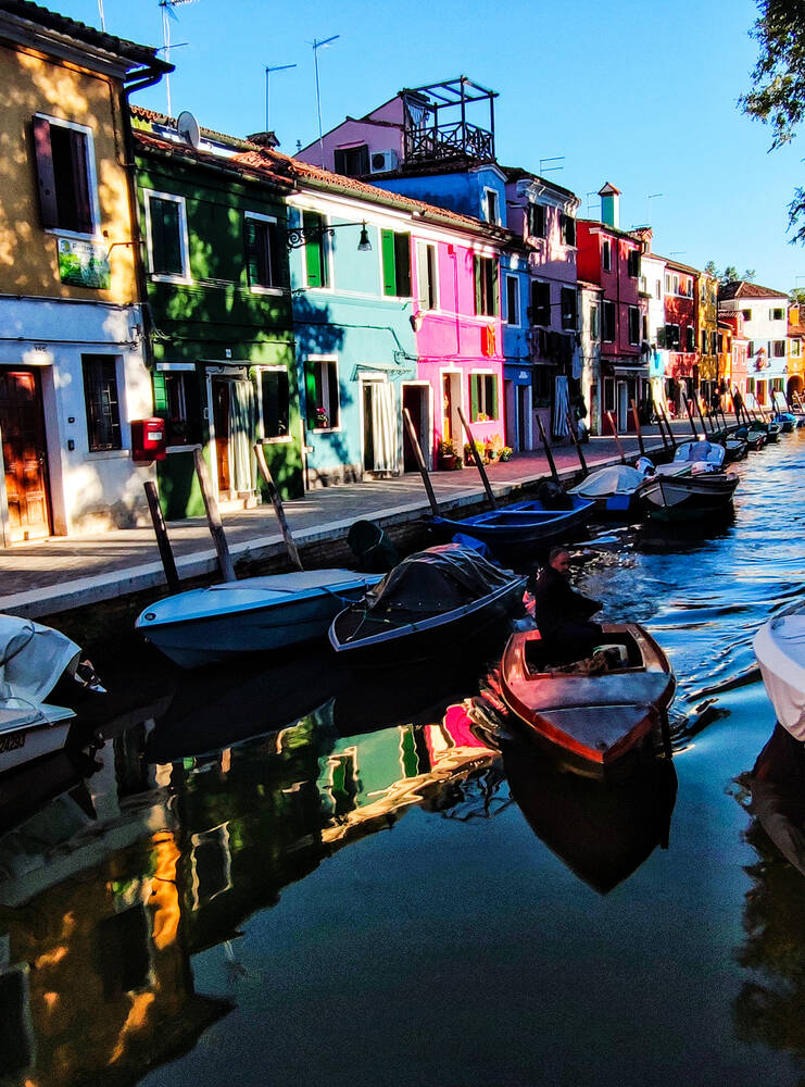 Calme paisible sur l ile de Burano - Photo et Tableau - Editions ...