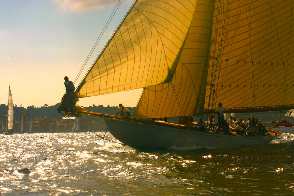 Sain Tropez tall ship - Photographic print for sale