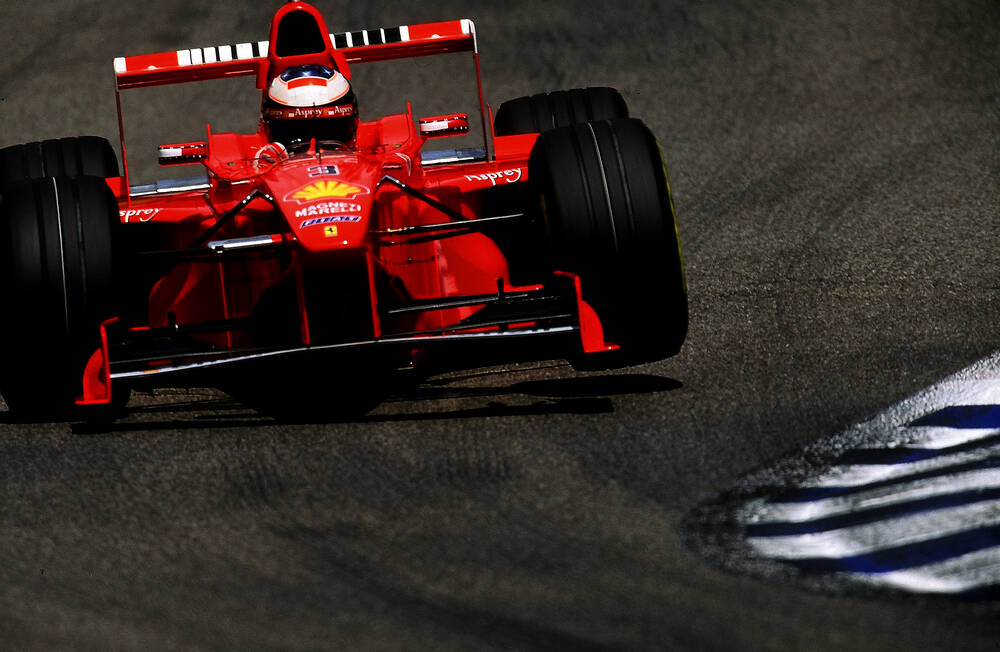 Red Baron Michael Schumacher at work - Photographic print for sale