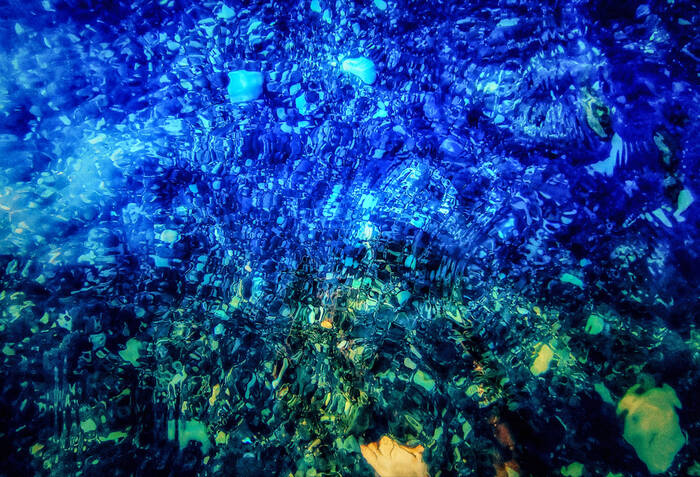 transparent sea water - Photographic print for sale