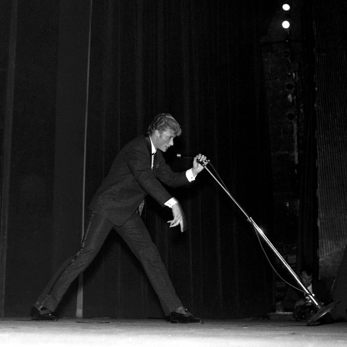 Photo noir et blanc de Johnny Hallyday - Achat / Vente photos d'art ...