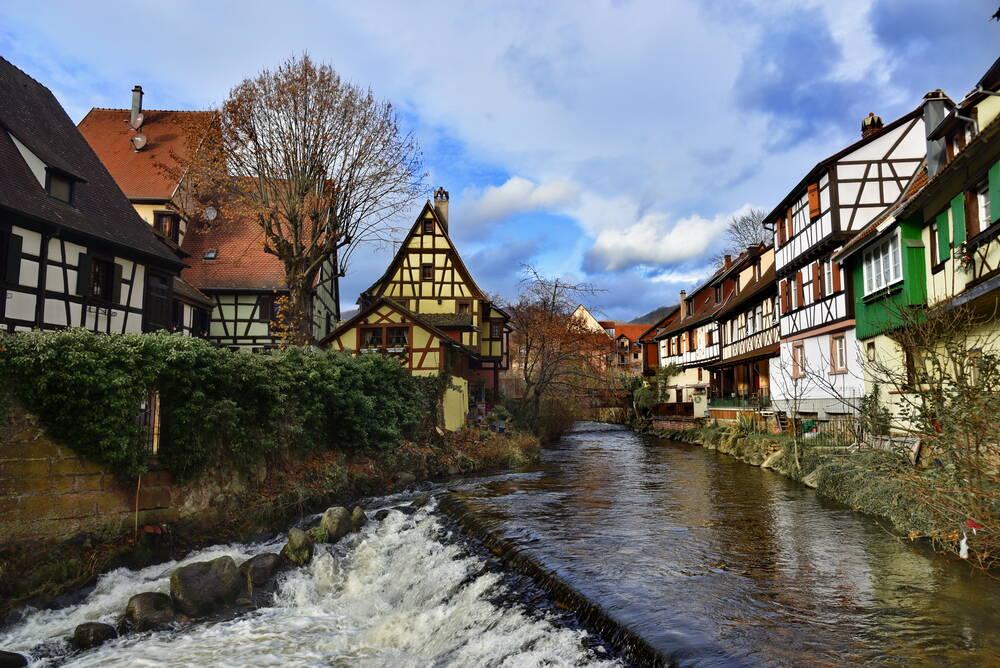 Landscape and city of Alsace 3 - Photographic print for sale