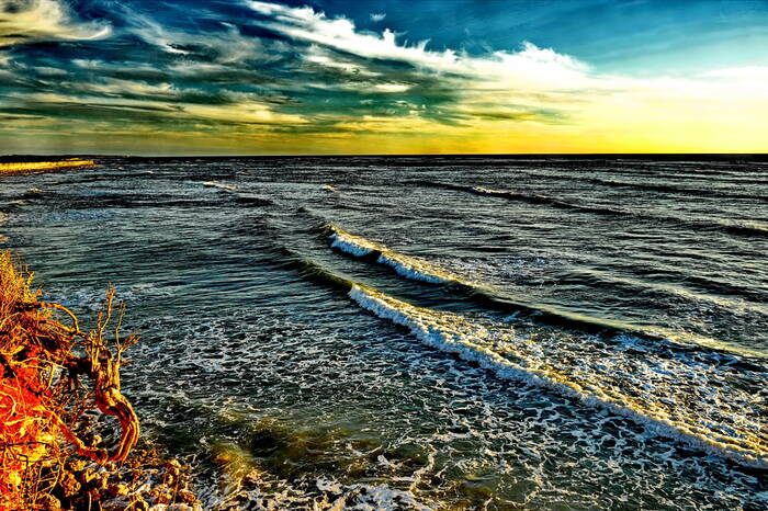 Photo Paysage mer soleil - Tableau Paysage mer soleil - Editions ...