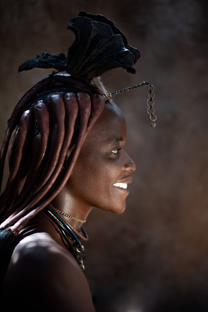 Himba beauty portrait - Photographic print for sale