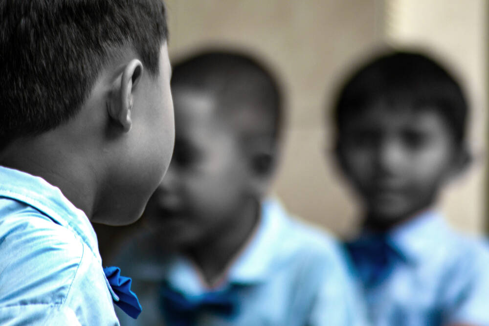 Boys at school - Photographic print for sale