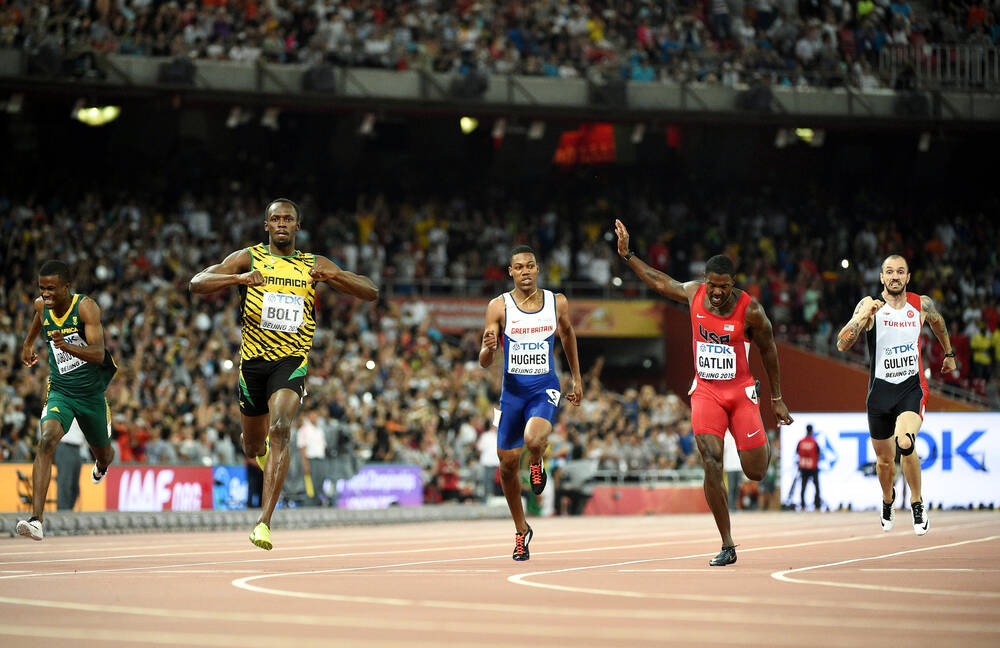 Bolt - 2015 World Championships - Photographic print for sale