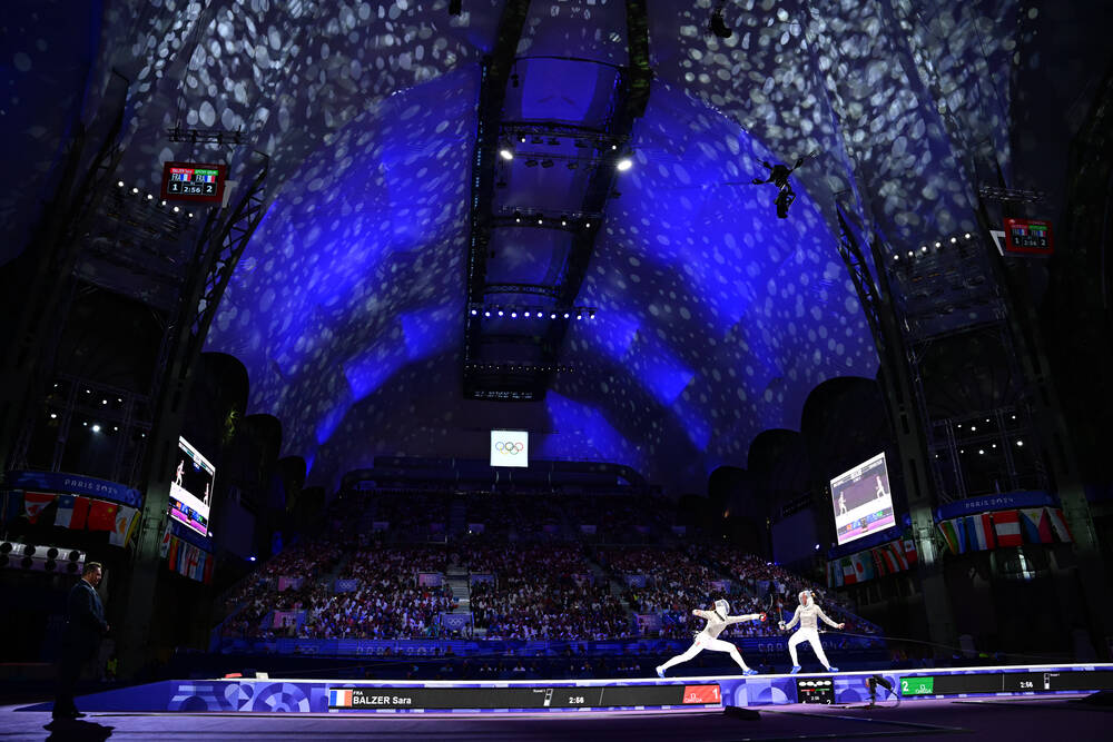 Women's sabre final at the Grand Palais - Olympic Games 2024 ...