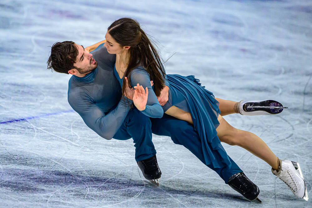Laurence Fournier Beaudry and Guillaume Cizeron at the 2026 Olympics ...