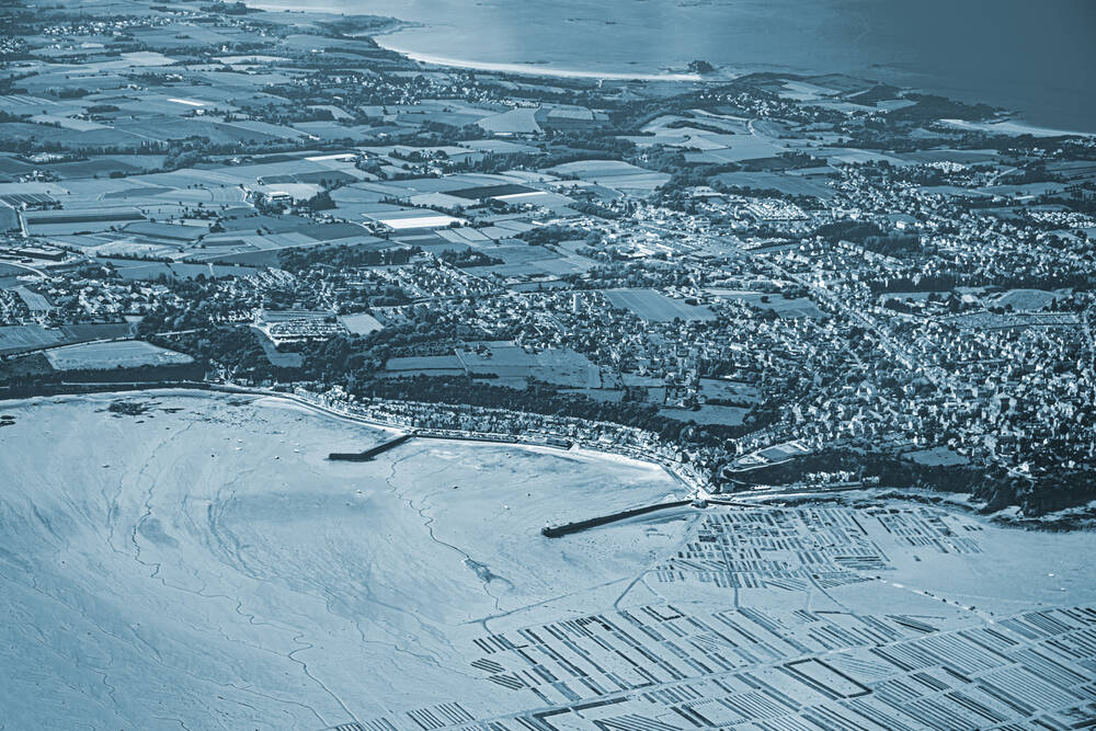 Cancale vue du ciel - Photo et Tableau - Editions Limitées - Achat / Vente