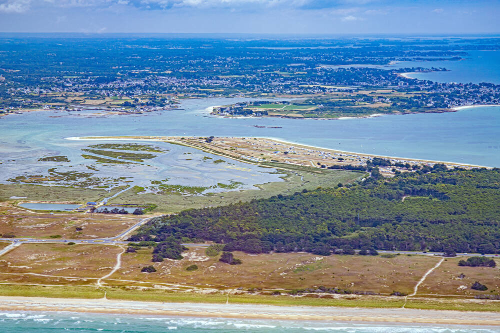 Carnac and Plouharnel from the air - Photographic print for sale