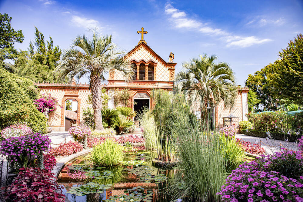 Colors of isola madre ile boromée du lac majeur - Photographic print ...