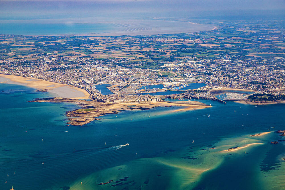 Rance and Saint Malo estuary - Photographic print for sale