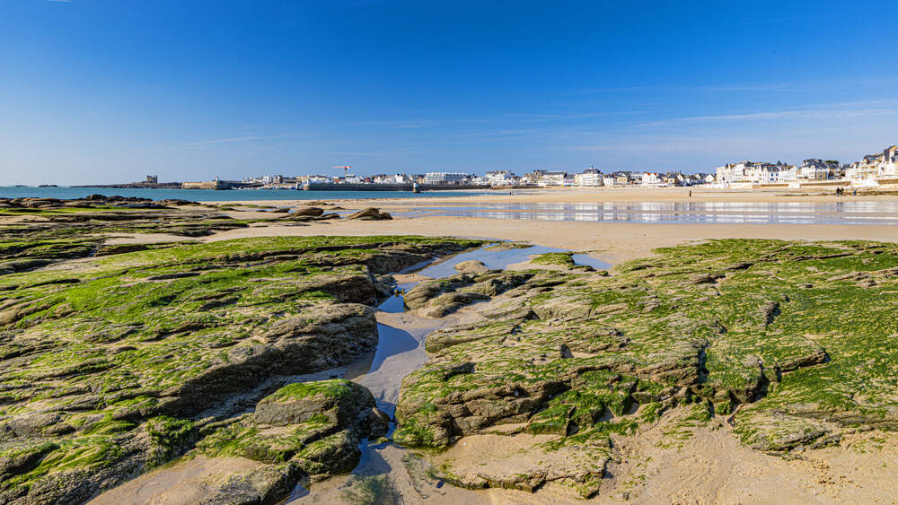 the large beach of Port Maria in Quiberron - Photographic print for sale