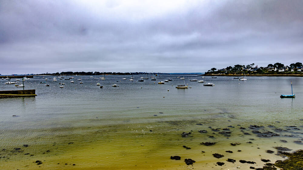 Port Navalo Arzon on the Gulf of Morbihan - Photographic print for sale