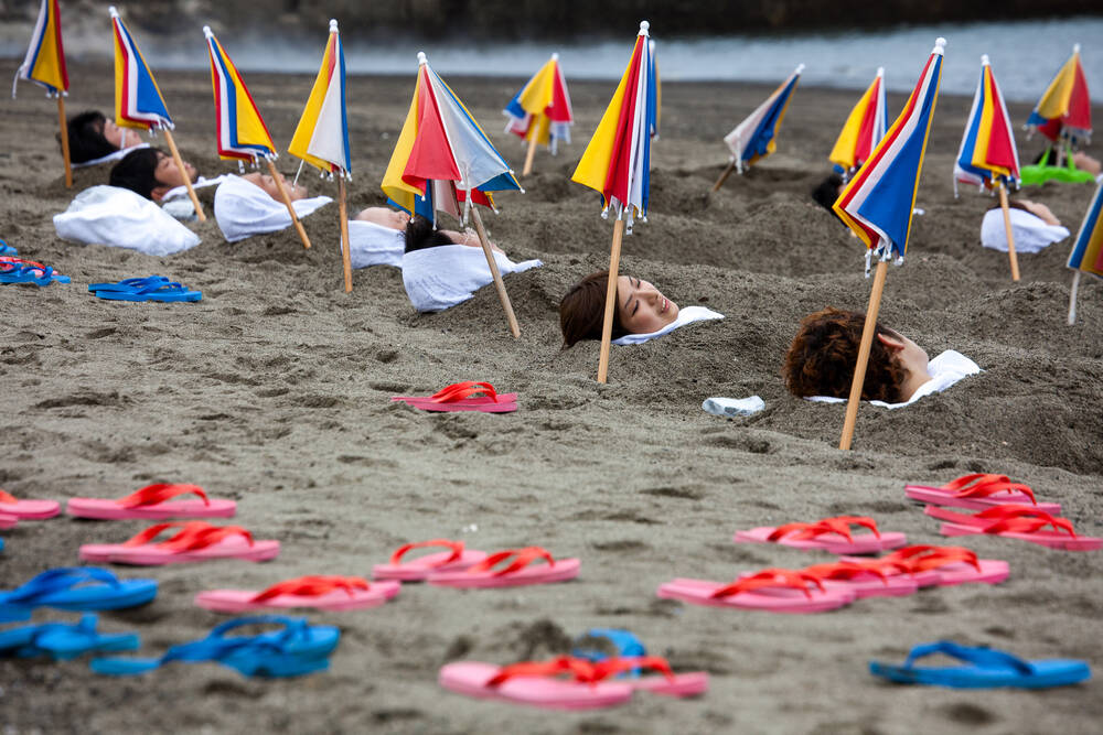 Sand bath - Photographic print for sale