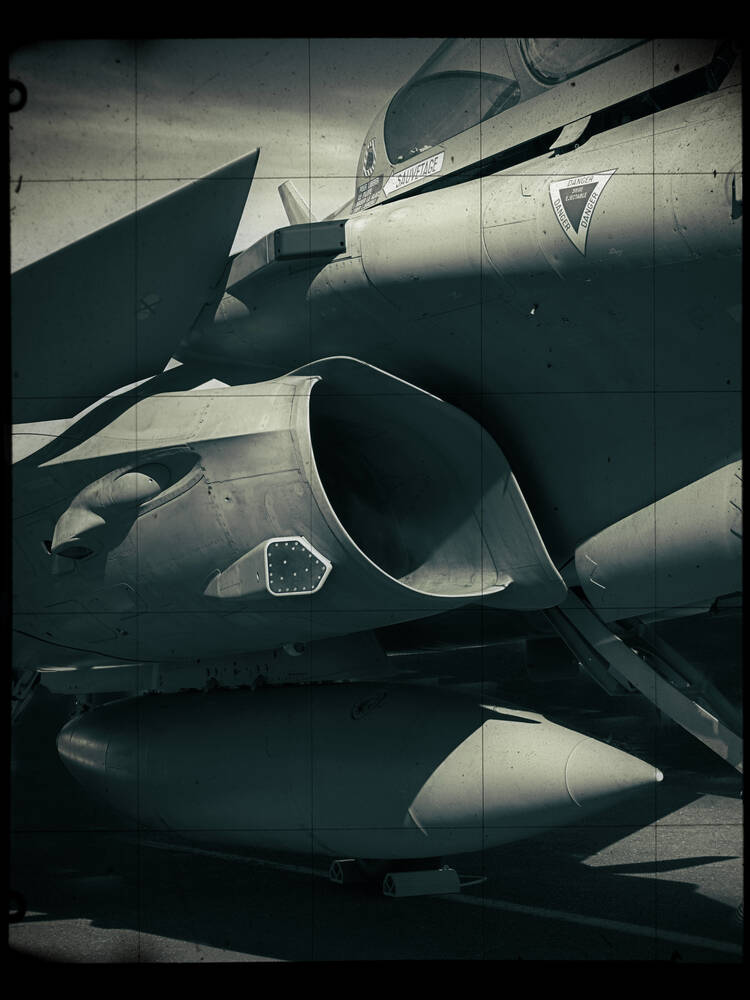 Rafale air intake - Photographic print for sale