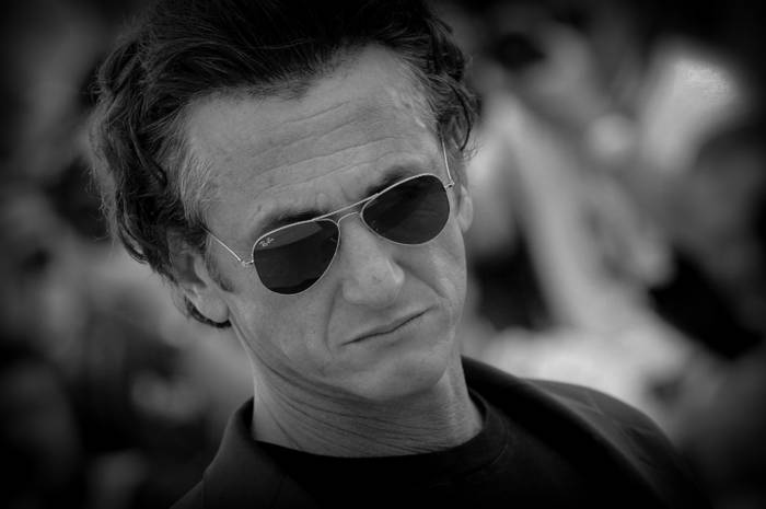 Photo noir et blanc de Sean Penn - Tableau noir et blanc de Sean Penn ...