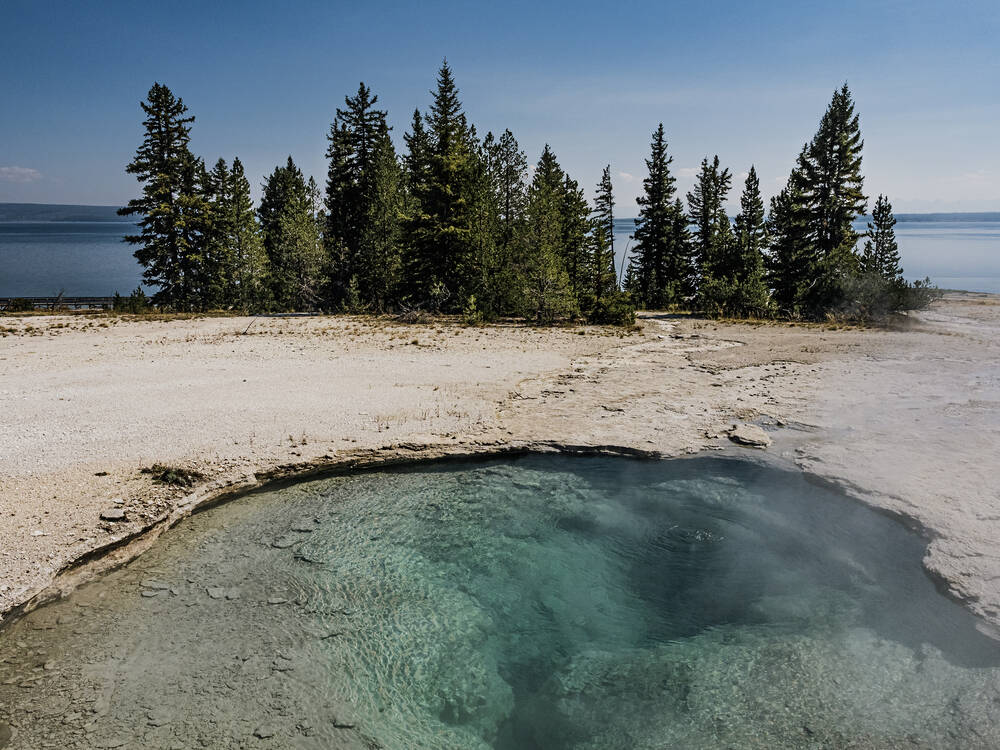 Lake Yellowstone - Photographic print for sale