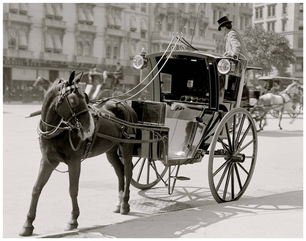 Hippomobile à Madison Square - Photo et Tableau - Editions Limitées ...