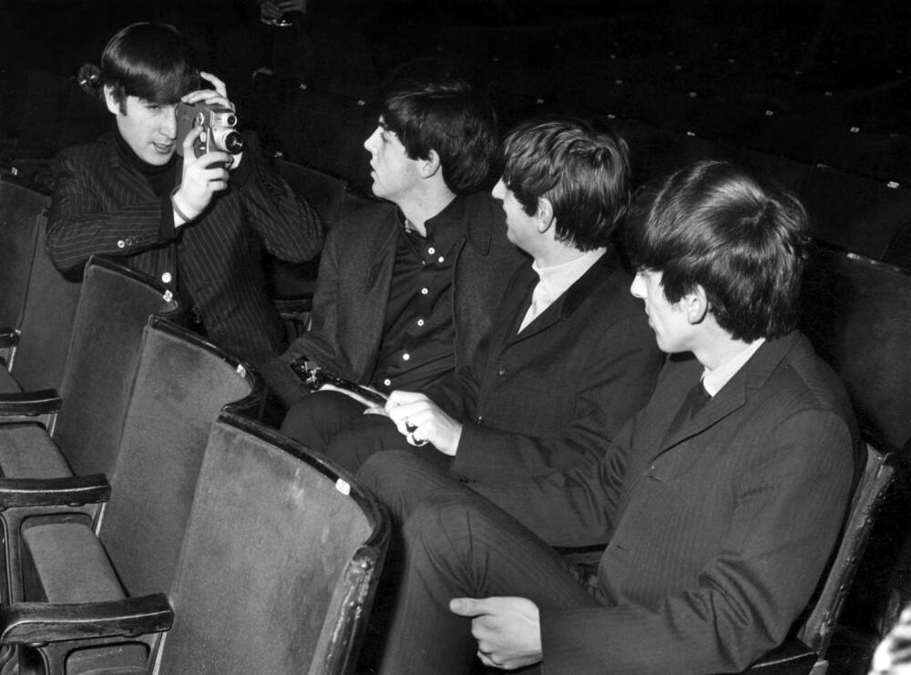 The Beatles at the ABC Cinema in Belfast (1963) - Photographic print ...