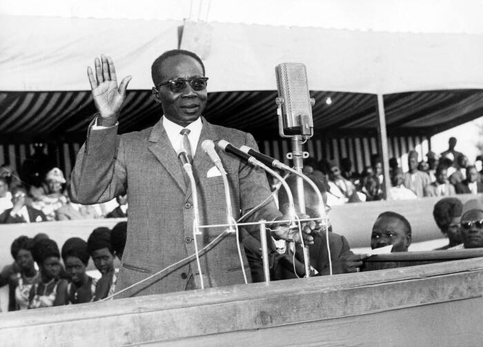Senegalese President Leopold Sedar Senghor - Photo et Tableau ...