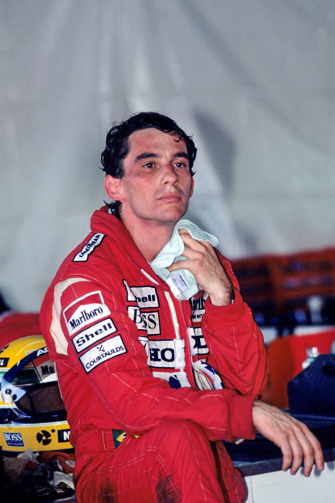 Ayrton Senna Phoenix stand 1989 - Photographic print for sale