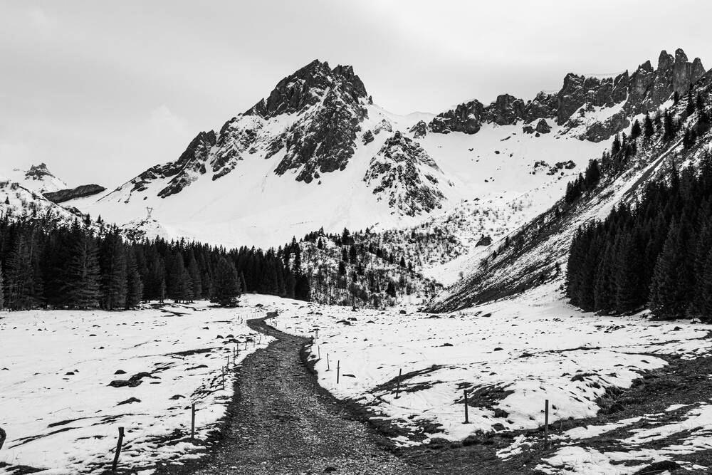 Cuadro y póster GR 5 hasta col du bonhomme - les contamines montjoie 2 ...