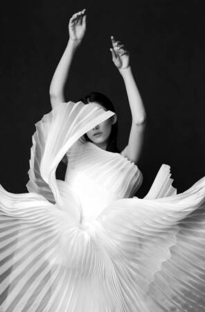 Black And White Vintage Fashion Photography