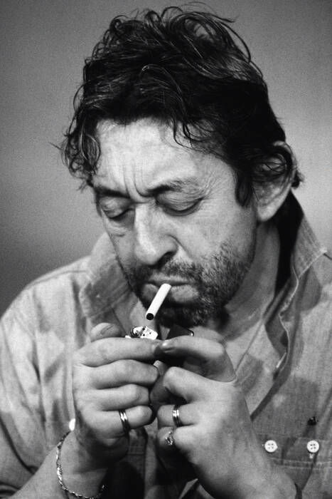 Photo de Serge Gainsbourg - Tableau de Serge Gainsbourg - Editions ...