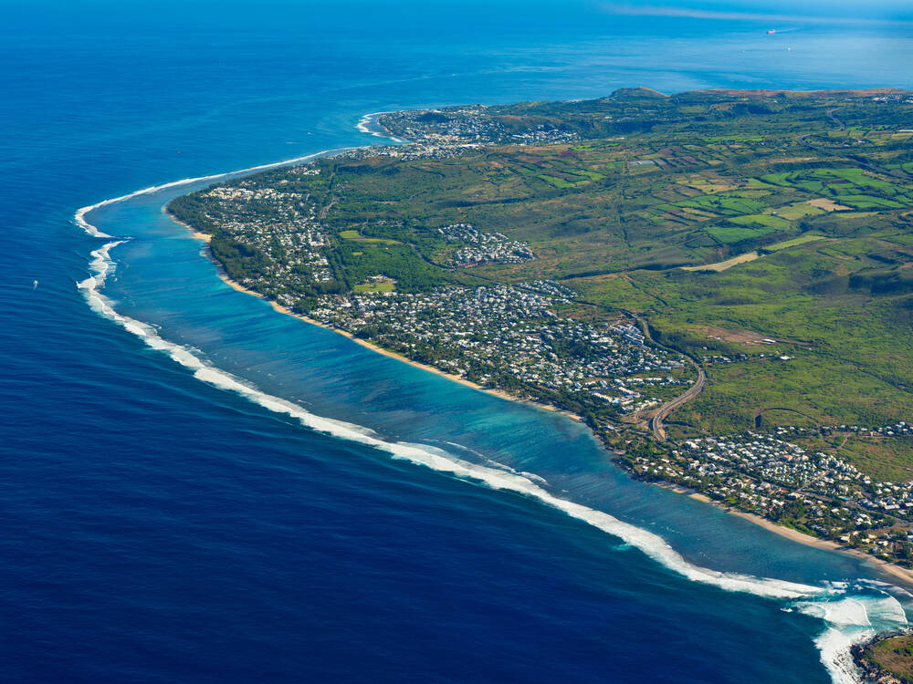 The lagoons of Saint Gilles de la Réunion - Photographic print for sale