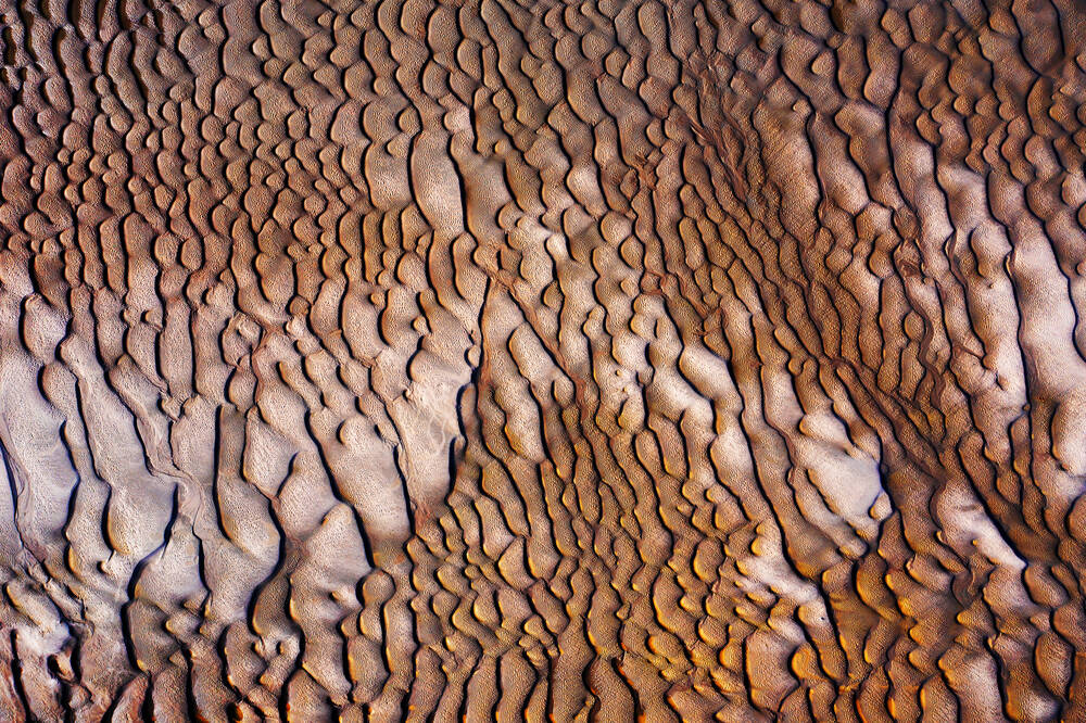 Sand skin in the Bay of the Somme - Photographic print for sale